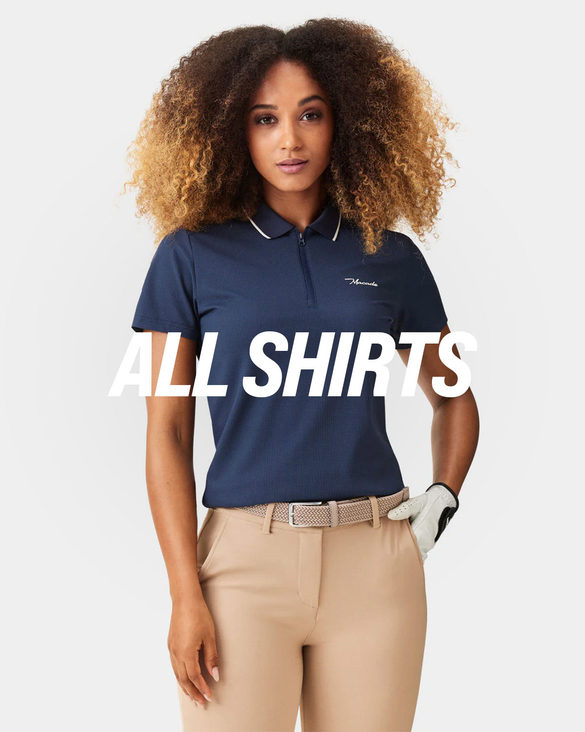 Women's Golf Shirts & Tops - Macade Golf