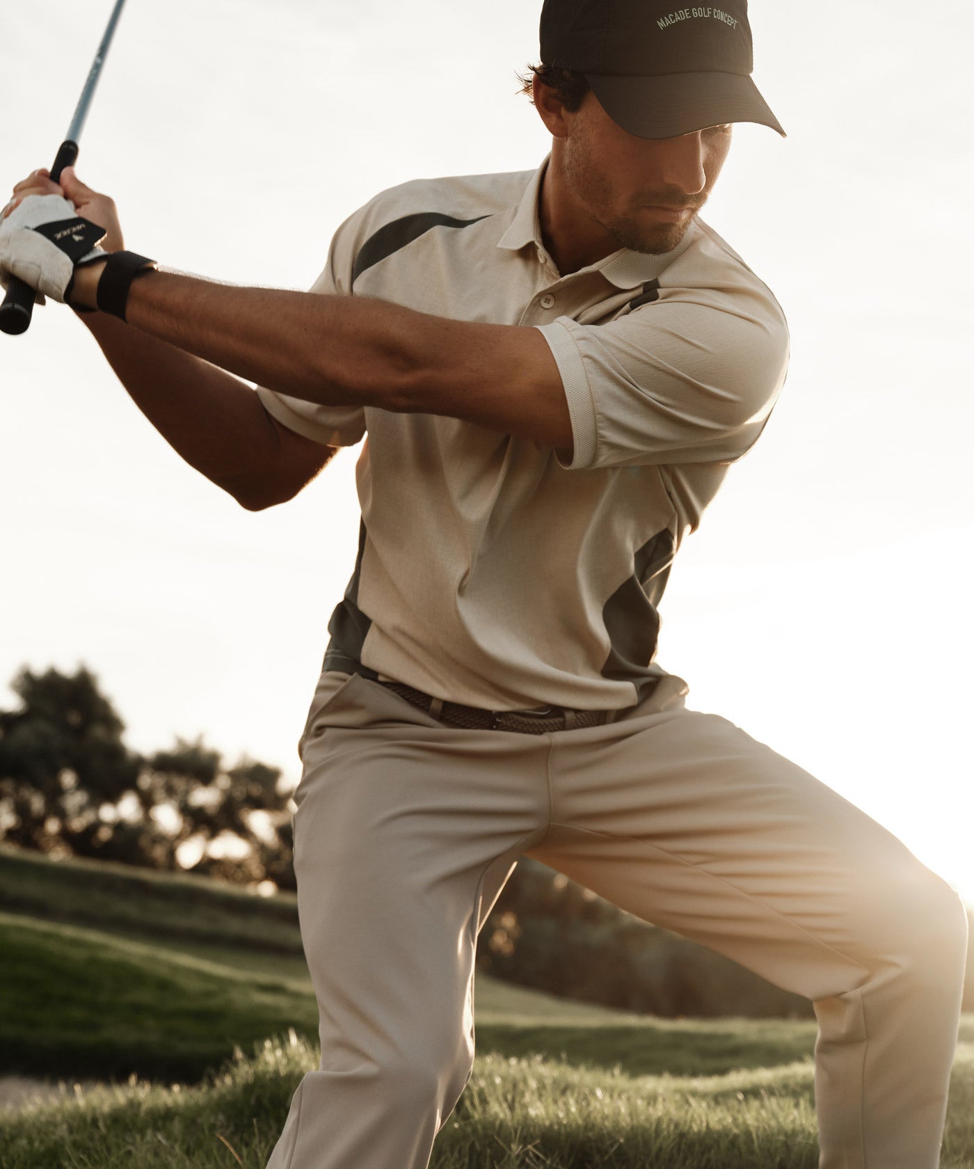 Men's Nash Tech TX Golf Polo Shirt - Macade