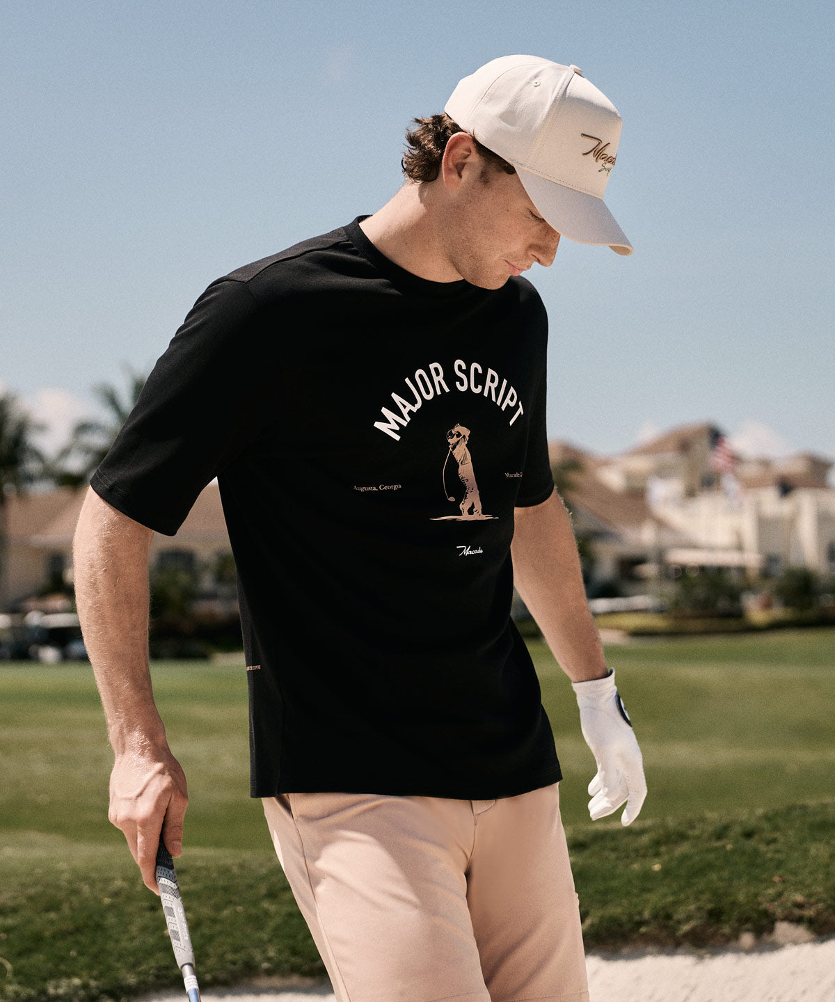 Major Black Script Tee – Macade