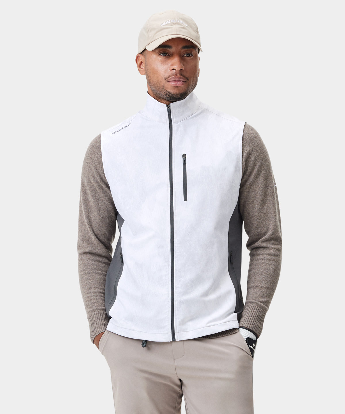 Storm Grey Tie-Dye Wind Vest – Macade