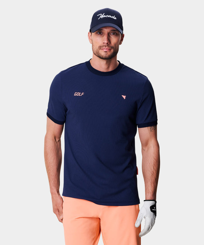 Men's Colton Navy Tee - Macade Golf