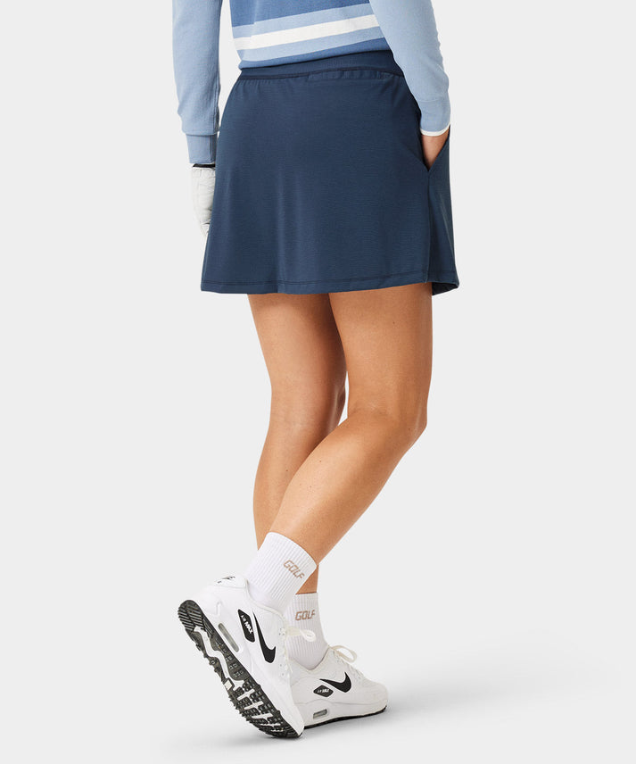 Women's Dark Blue Crossover Skort - Macade Golf