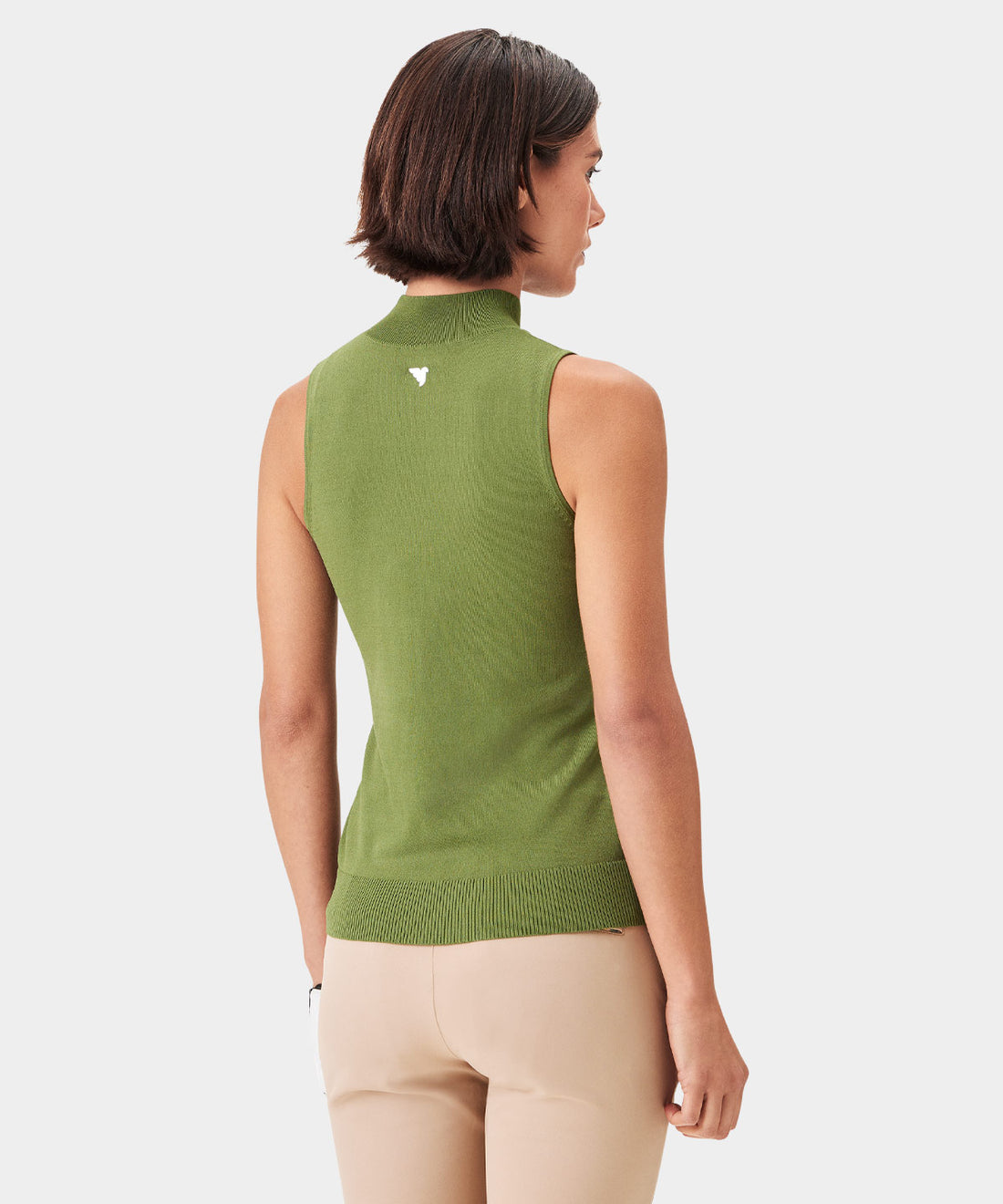 Kayla Sheen Green Air Sleeveless Top - Macade