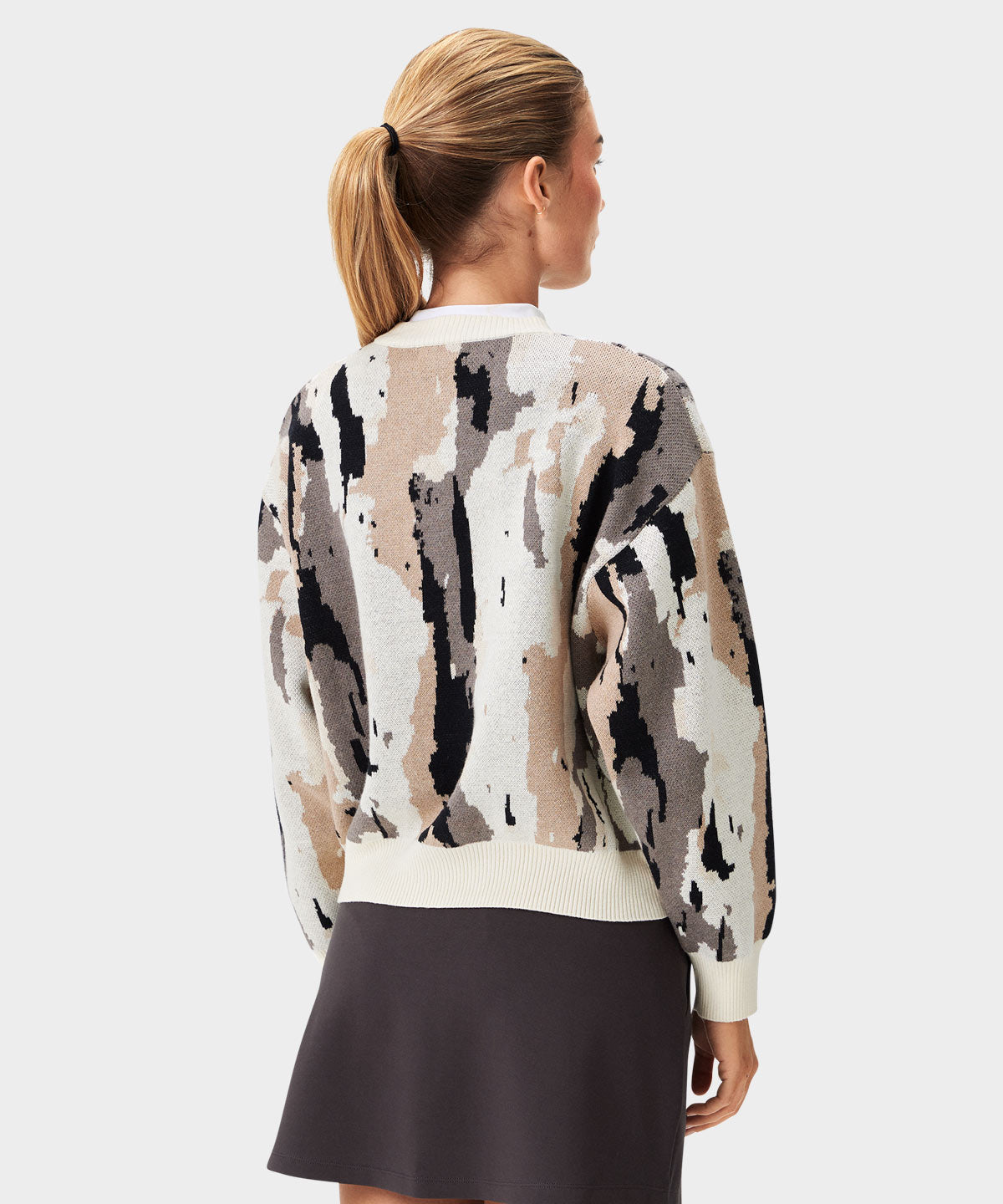 Women's Duce Script Oversized Knit Sweater - Macade Golf