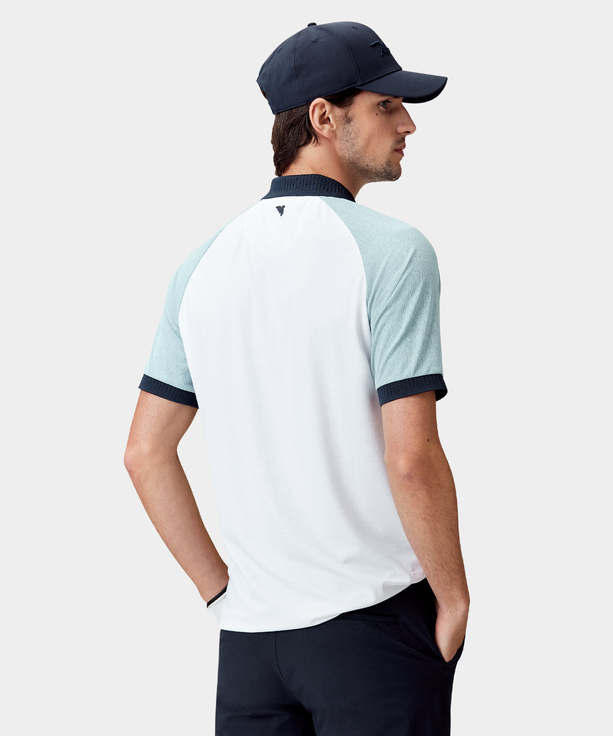 Men's White TR Pro Shirt - Macade Golf