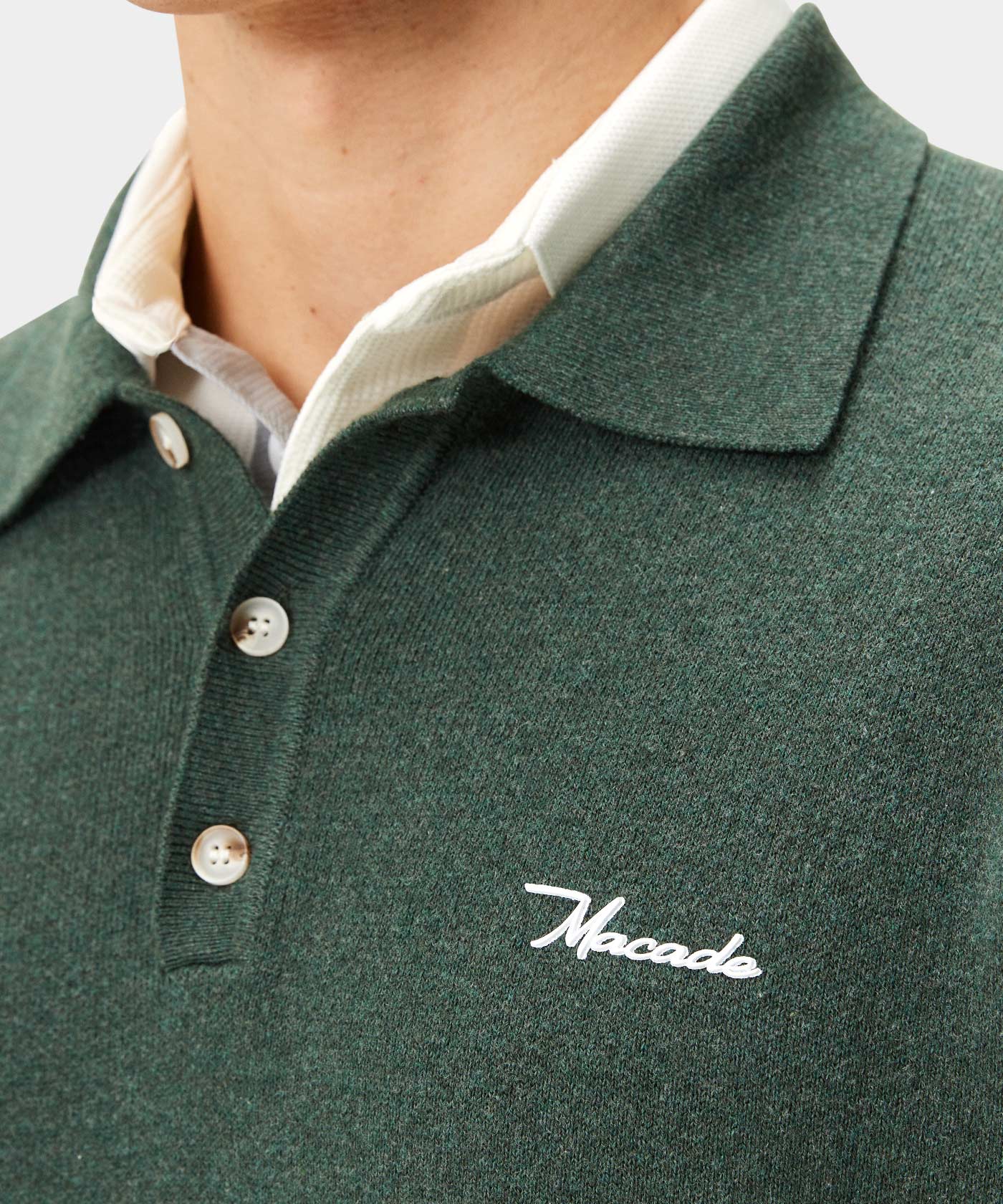 Pine Club Knit Polo – Macade