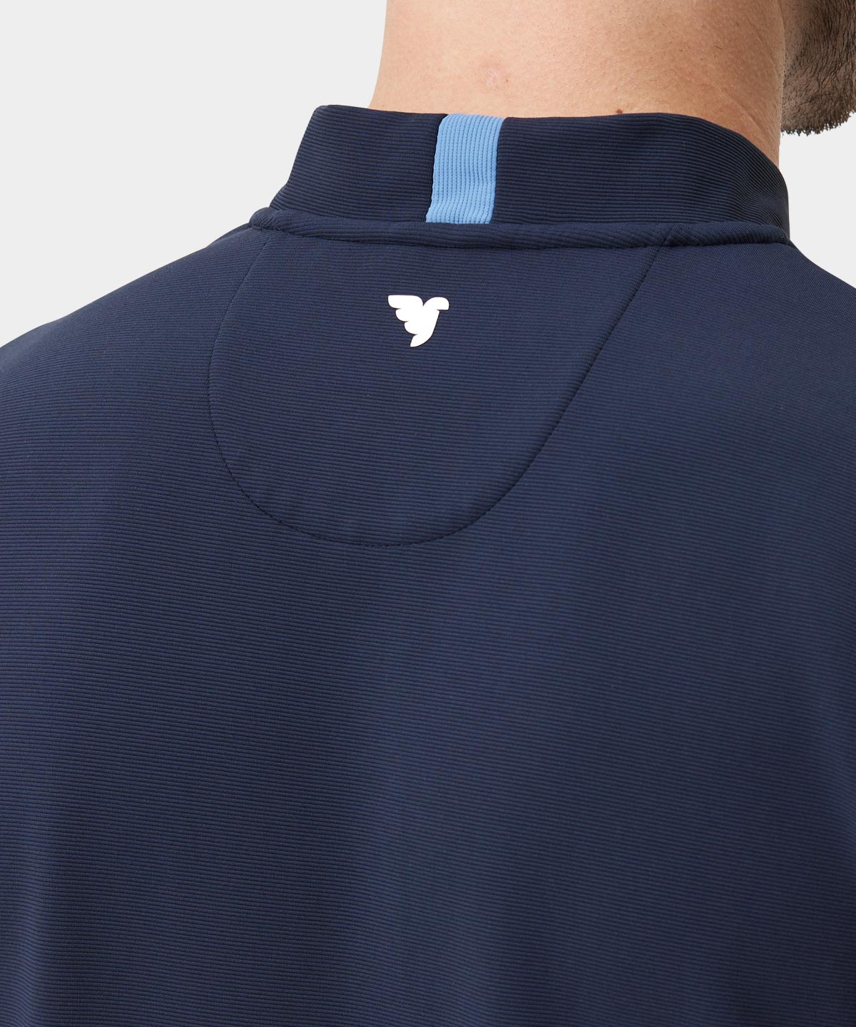 Men's Heath Navy Bomber Shirt - Macade Golf