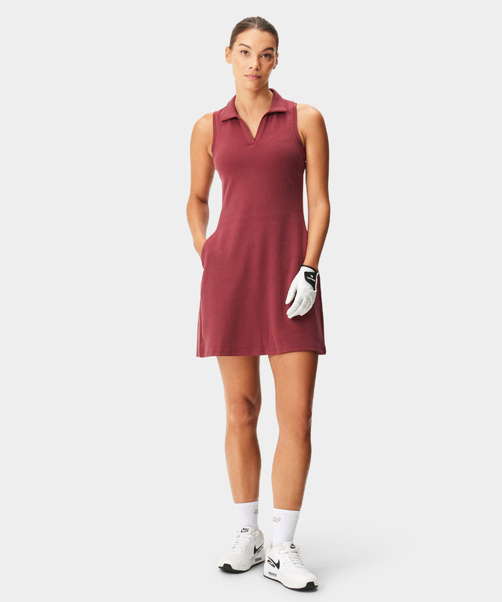 Amanda Ruby Red Performance Dress - Macade