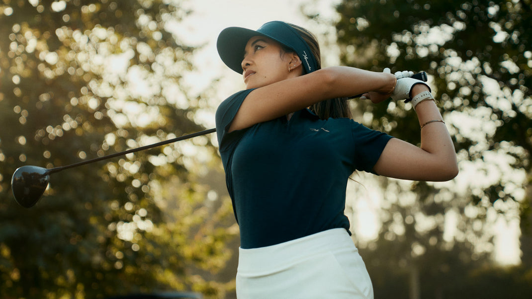 Women's Off White Players Quarter Zip - Macade Golf