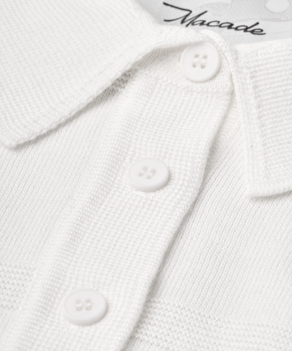 Nova White Prime Knit Shirt – Macade