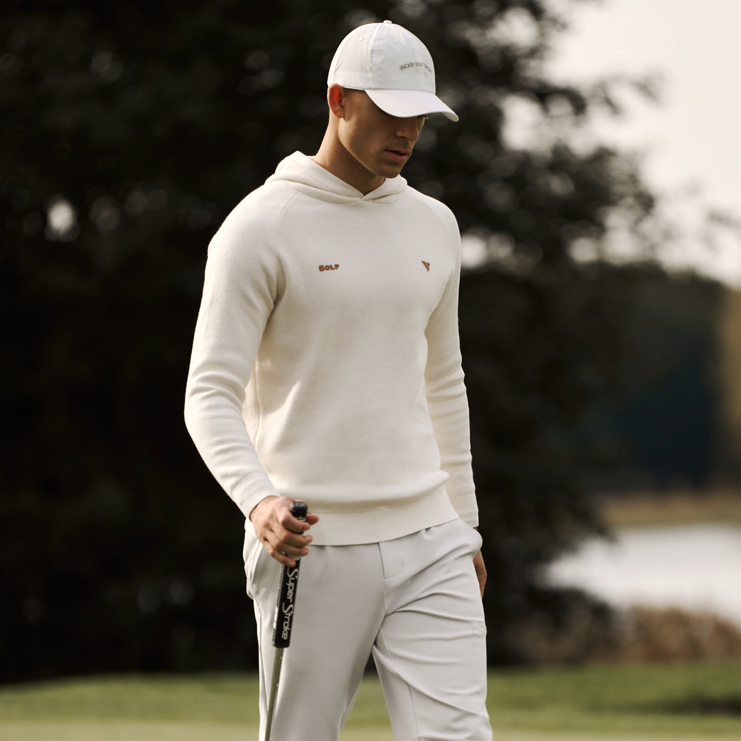 Olive Two-Tone Script Snapback - Macade Golf