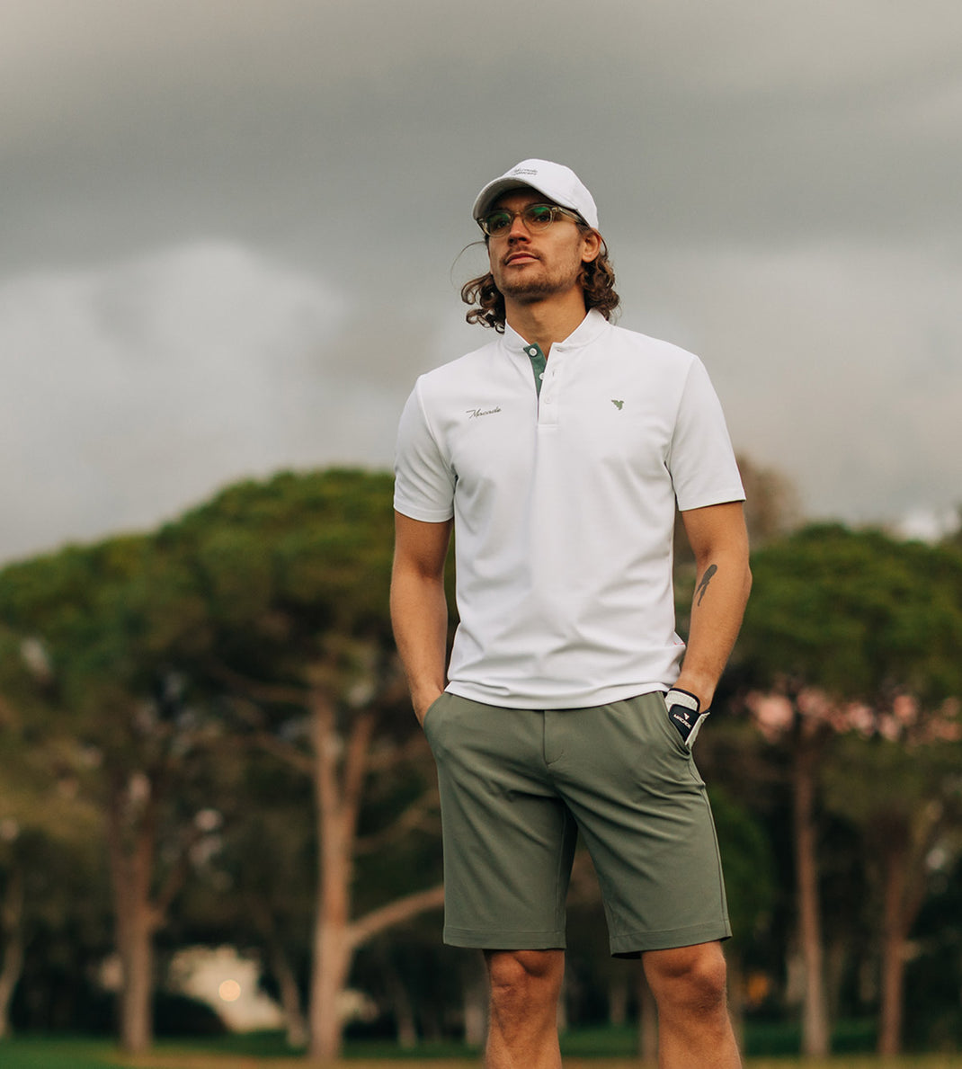 Men's Heath Jade Bomber Shirt - Macade Golf