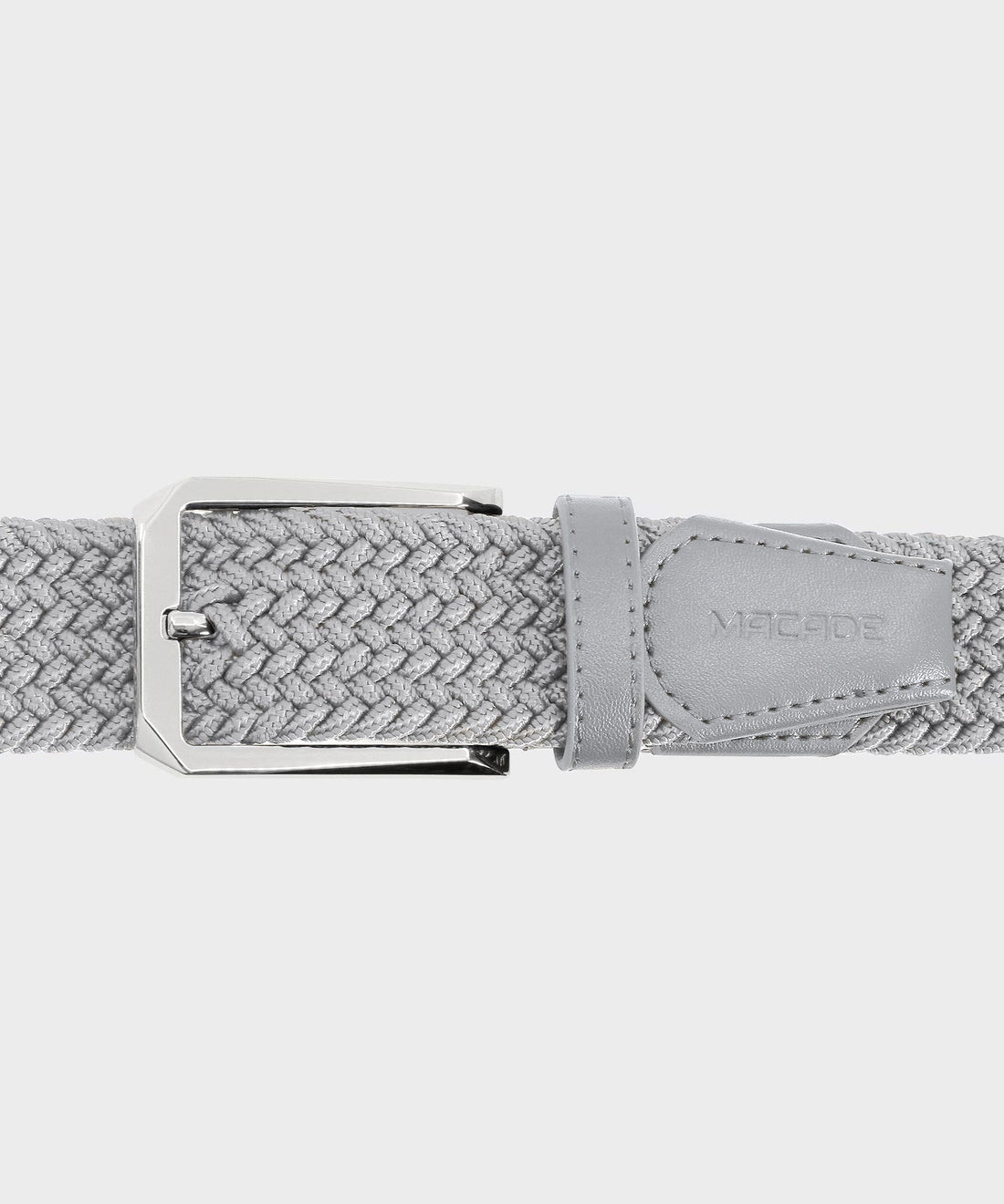 Women's Elastic Light Gray Belt - Macade Golf