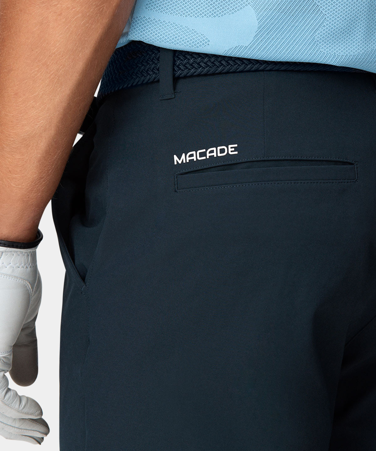 Men's Navy Four-Way Stretch Jogger - Macade Golf